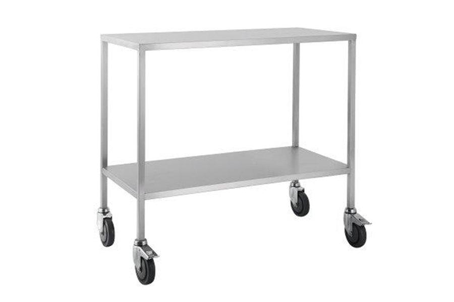 Stainless Steel Trolley, Flat with no rails on top - 600 x 500 x 900mm ...