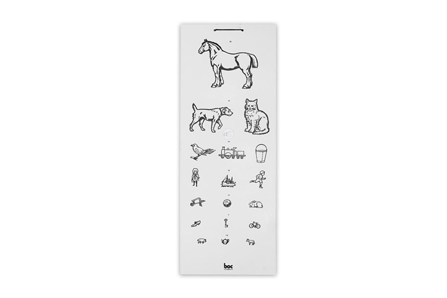 6m Eye Chart - Animals – DocStock