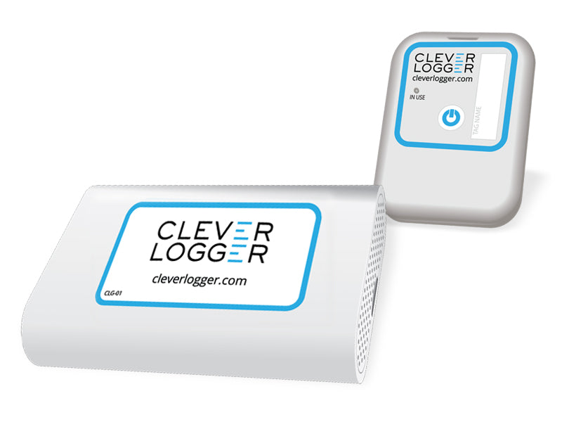 Clever Logger Wireless Temperature Data Logger - Starter Kit with Gateway and Single Logger ...