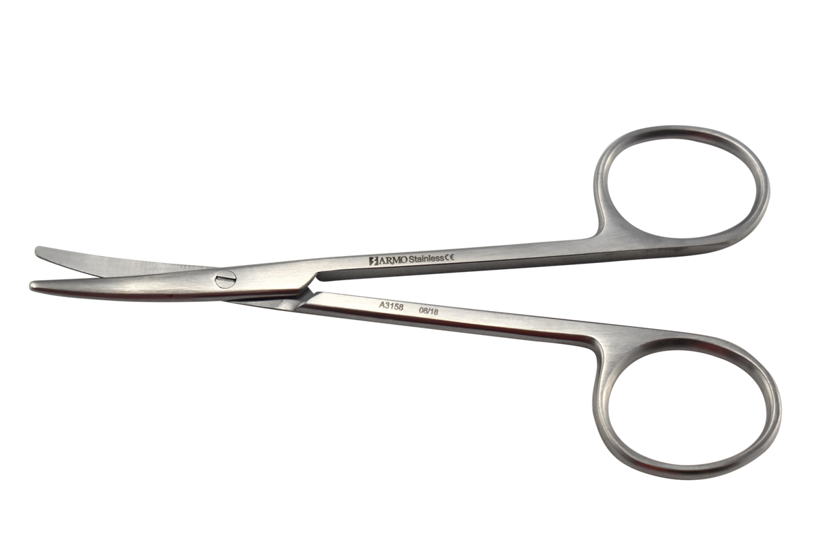 Armo Scissors - Dissecting/Delicate, Strabismus - curved, 11cm – DocStock